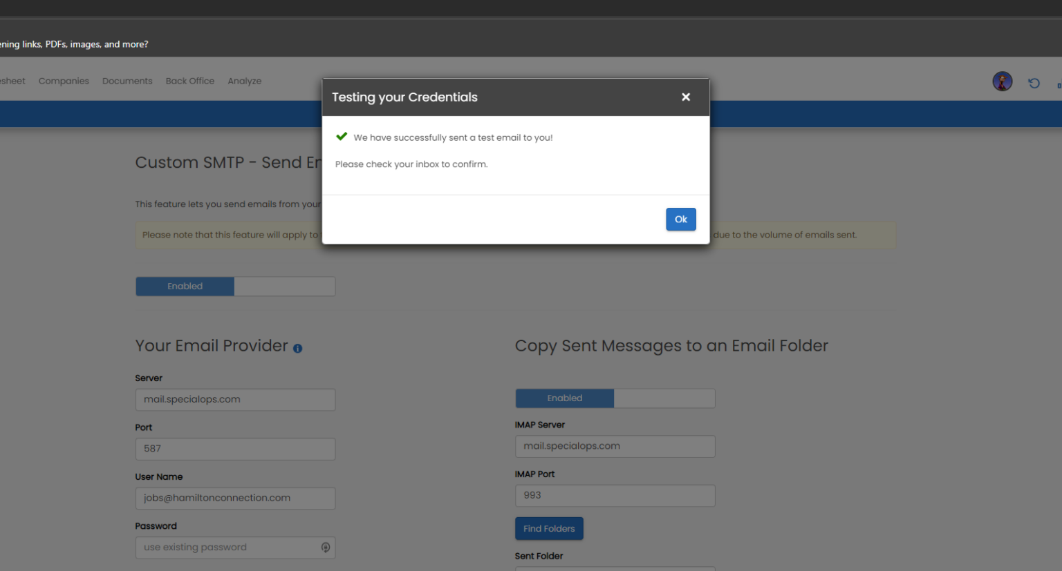 Avionte Email Setup – SpecialOps Solutions Avionte Email Setup – SpecialOps Solutions